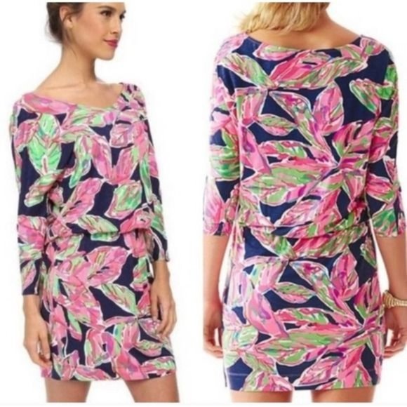Lilly Pulitzer | Dresses | Lilly Pulitzer Cara In The Vias Blouson ...